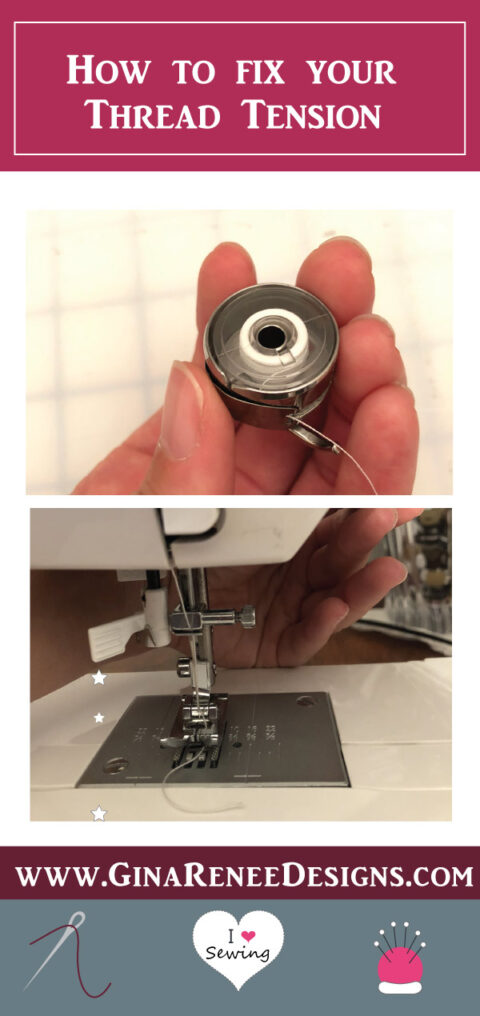 Fix thread tension for your Sewing Project | Gina Renee Designs