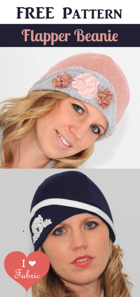 Free Sewing Pattern - Flapper Beanie Hat | Gina Renee Designs