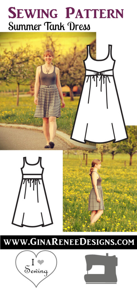 Free Dress Sewing Pattern - Tank Dress | Gina Renee Designs